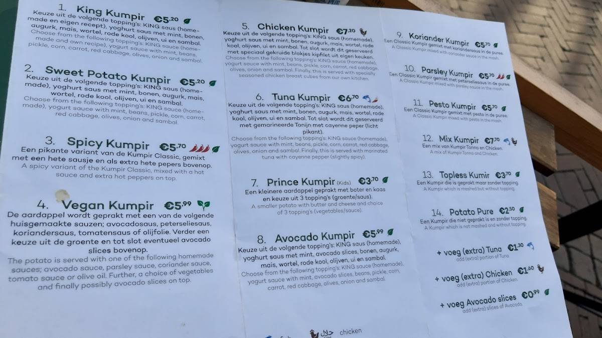 Carta de POTAÉ (King Kumpir), Utrecht