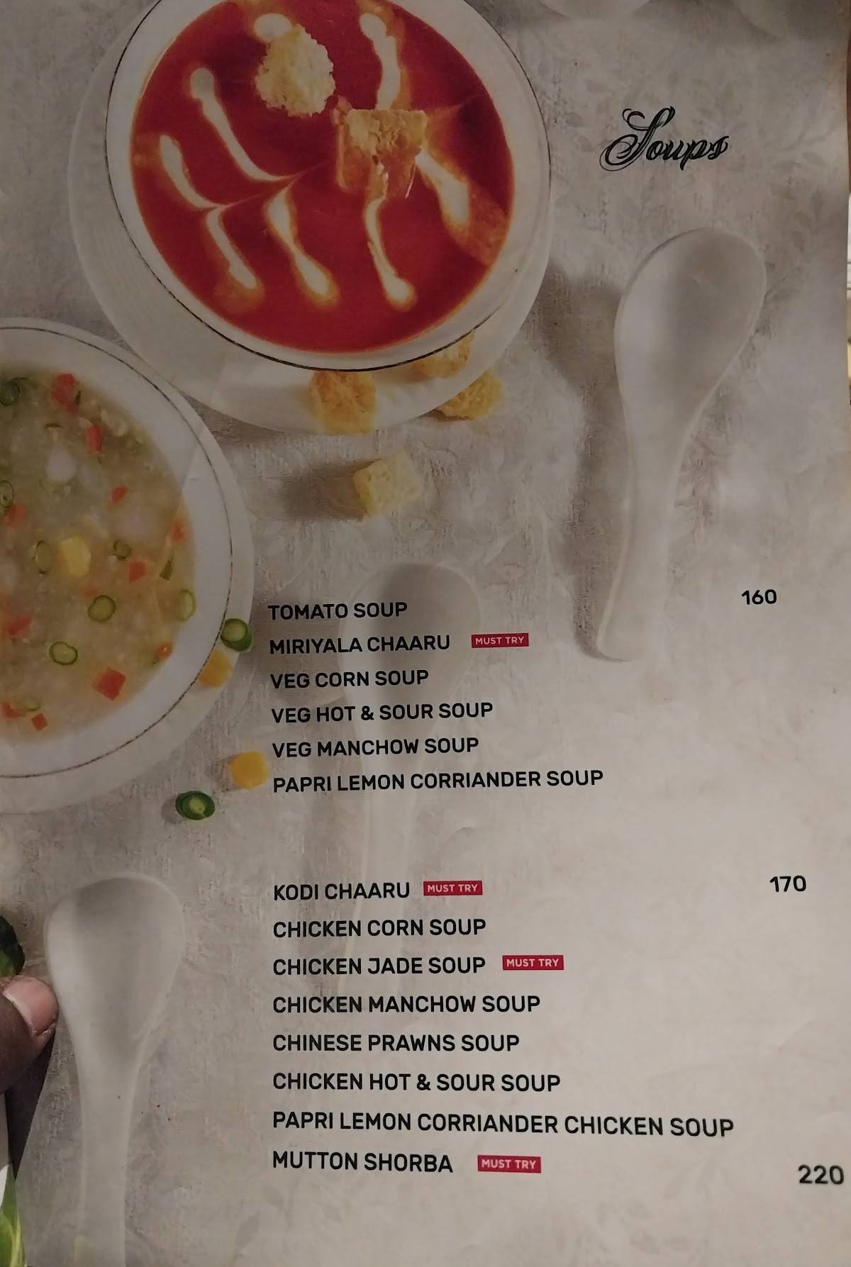 Menu at Pakka Local Hitech City, Hyderabad