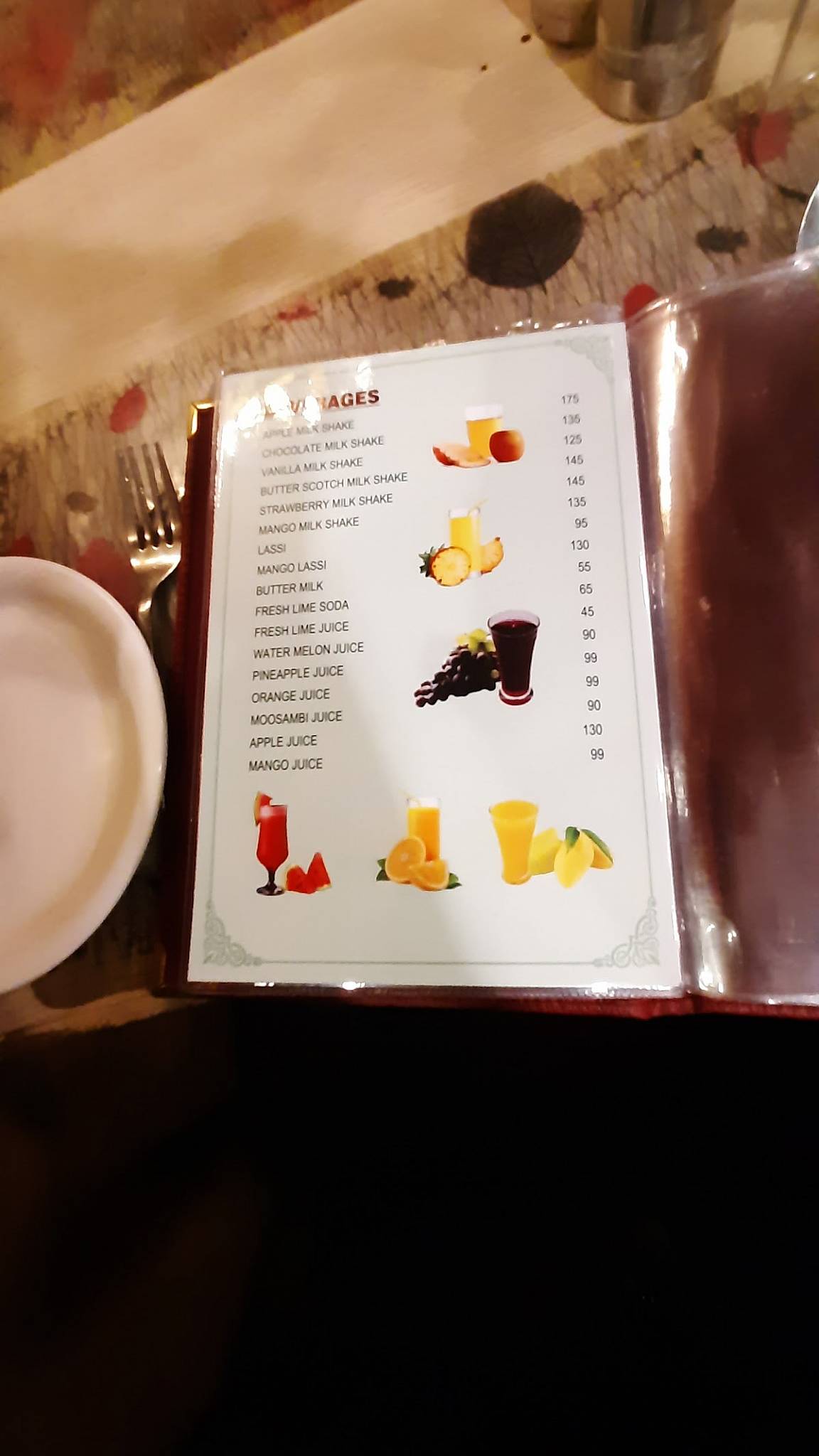 Menu at Palki, Bengaluru, HAL Old Airport Rd