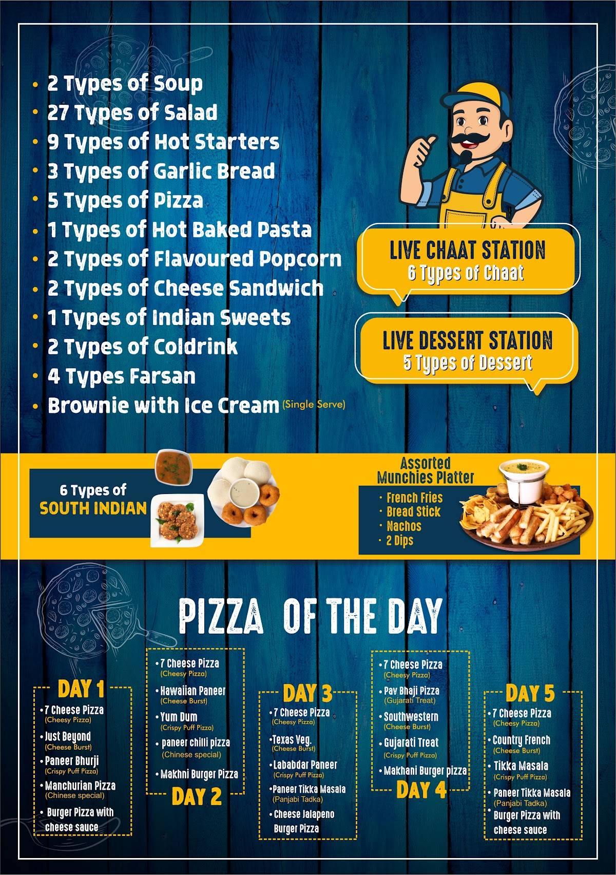 Menu at Papa Louie's Pizza Karelibaug, Vadodara
