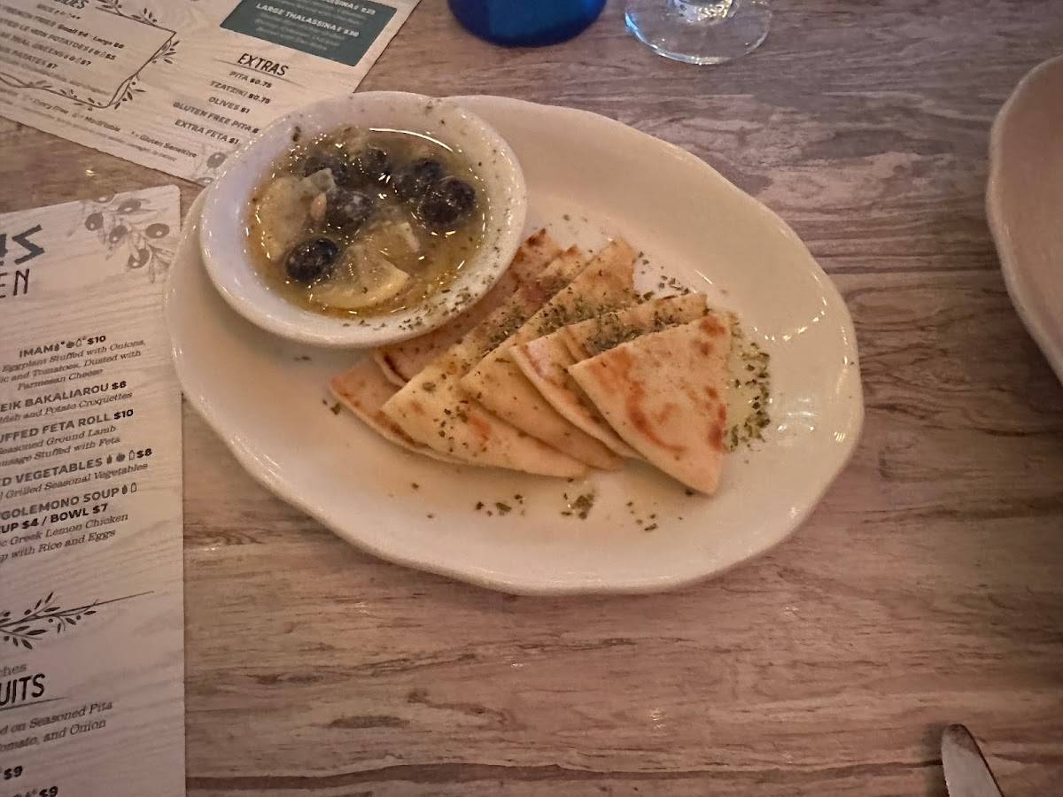 Menu at Pappous Greek Kitchen restaurant, Yorktown Heights