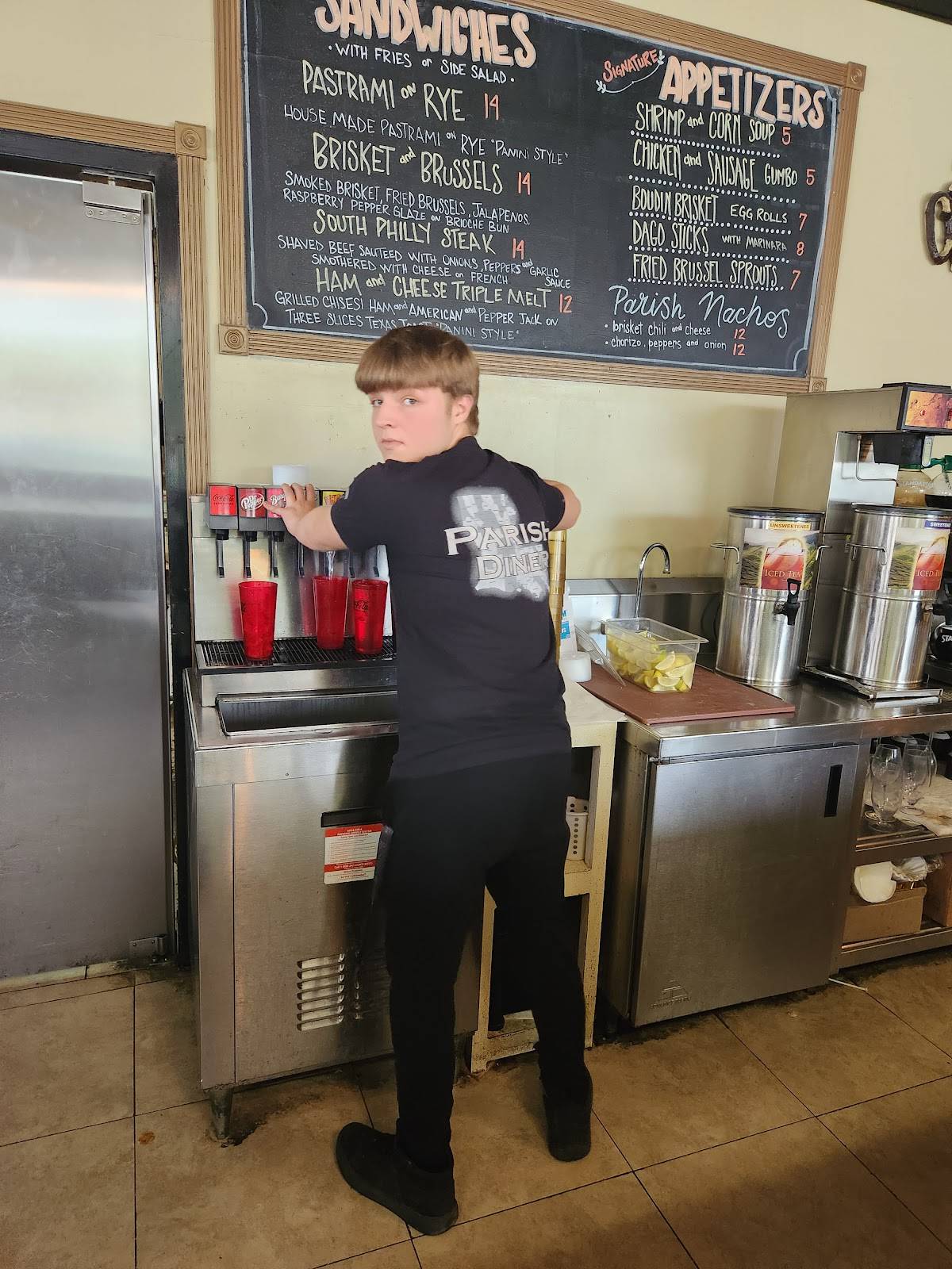 Menu at Parish Diner restaurant, Chalmette