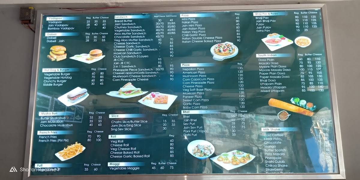 Menu at Jay Bhavani Vadapav, Patan, No-G-11