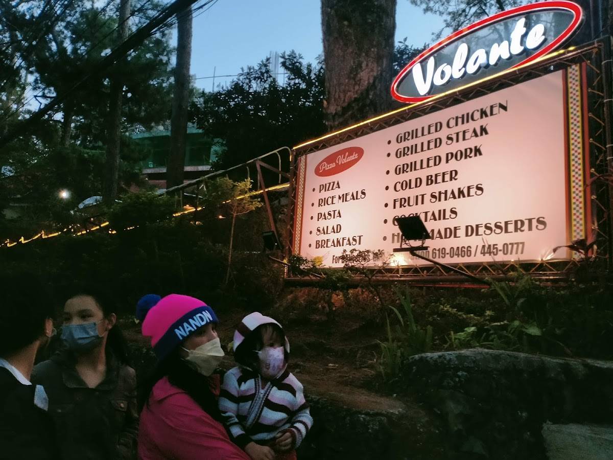 Menu at Pizza Volante restaurant, Baguio, CJ88+4M2 Wright Park