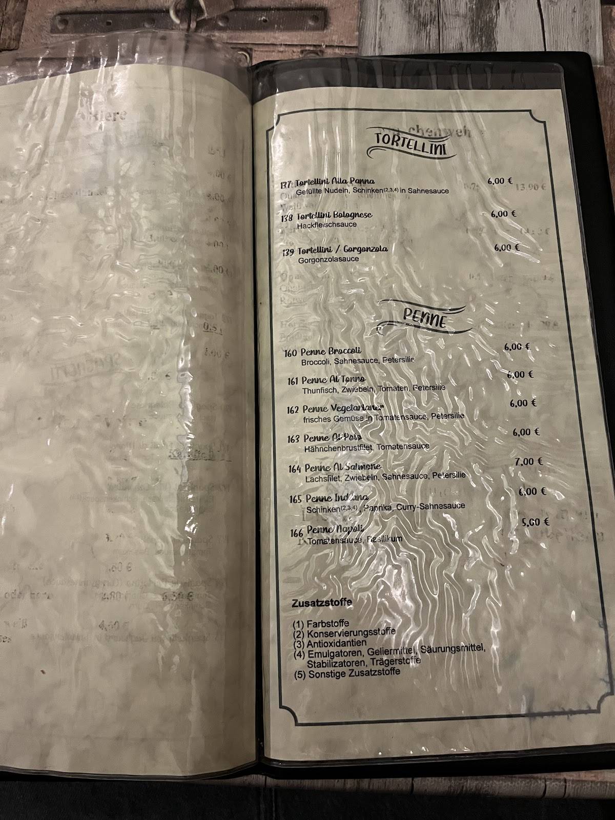 Speisekarte von Pizzeria Portofino, Görlitz, Elisabethstraße 20