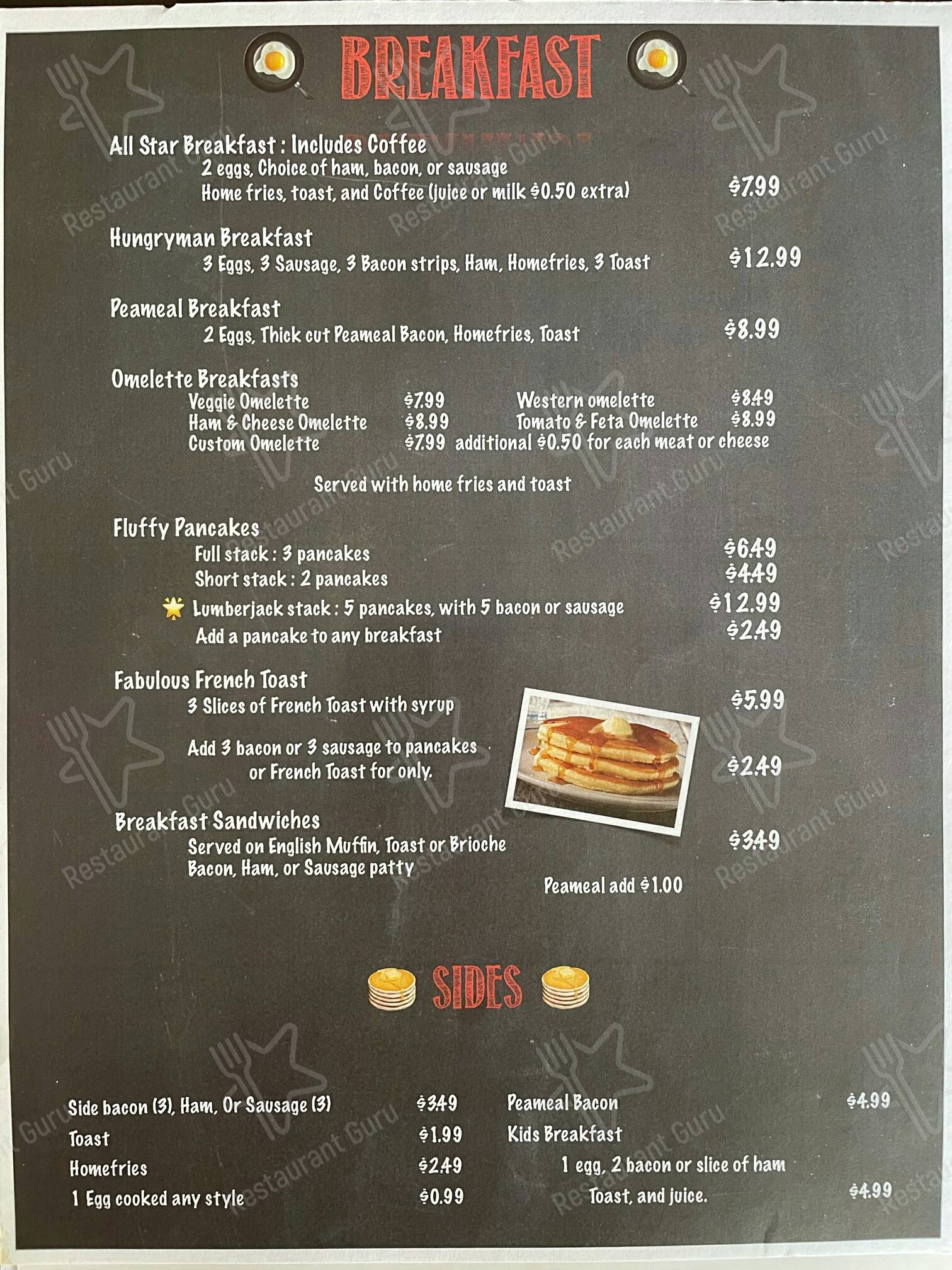 Menu at Thamesville Fast & Fresh Deli & Poutinery & Pizzeria, Thamesville