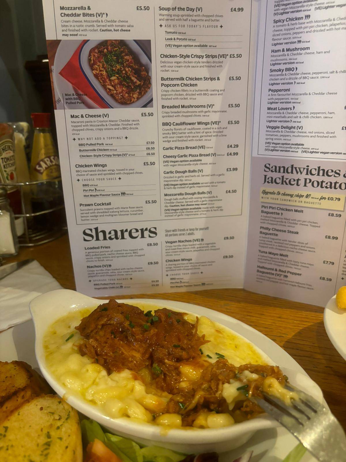 Menu at Plas Coch pub & bar, Wrexham
