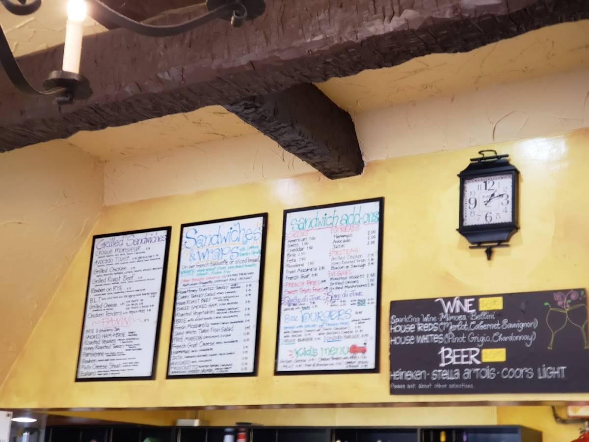 Menu at Jean-Jacques' Culinary Creations cafe, Pleasantville