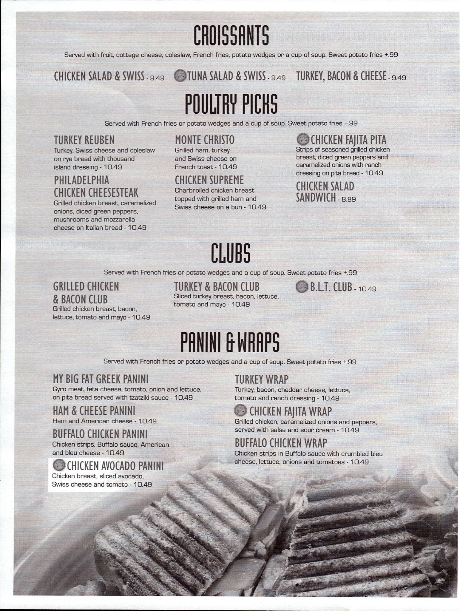 Menu at Christos Family Dining restaurant, Plymouth