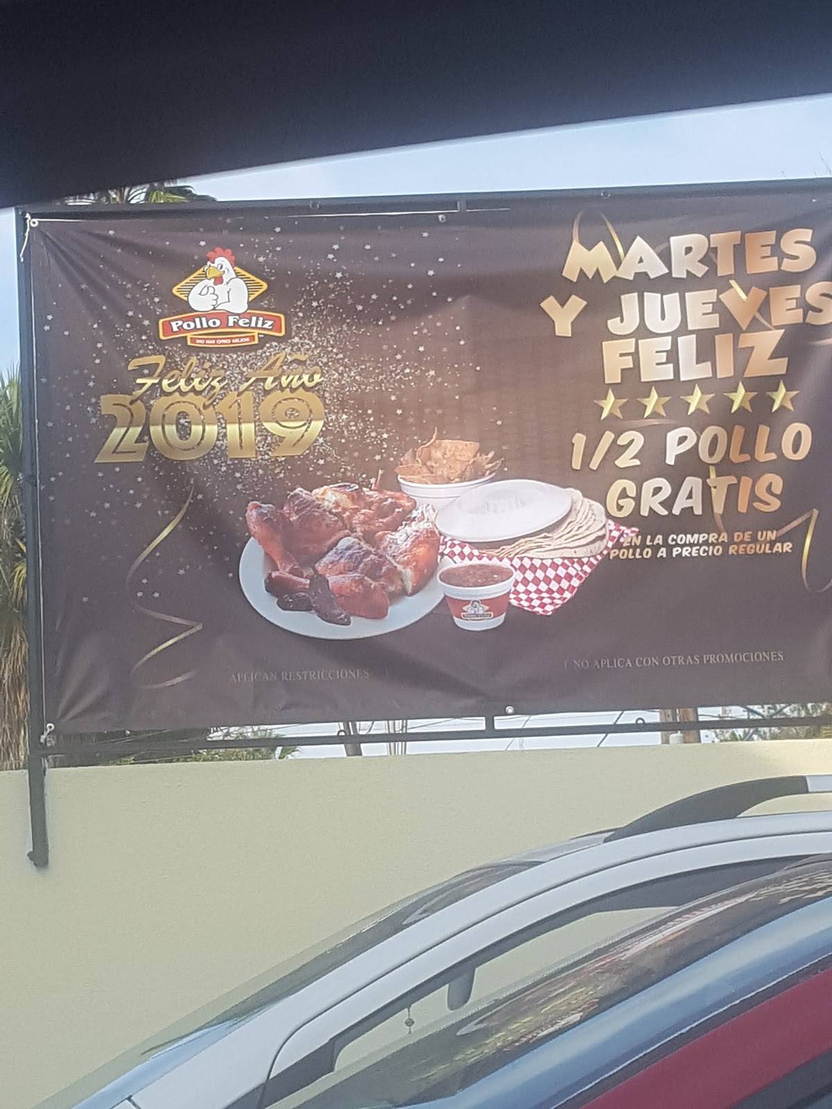Carta del restaurante Pollo Feliz, Nuevo Laredo