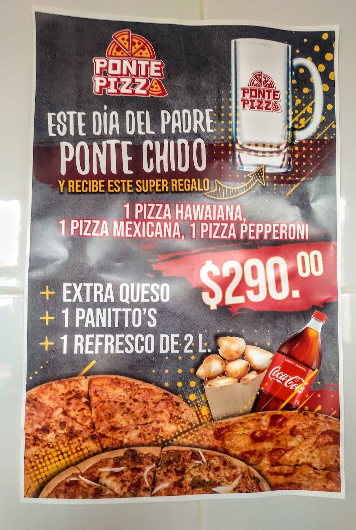Carta del restaurante Ponte Pizza Pachuca, Pachuca del Soto