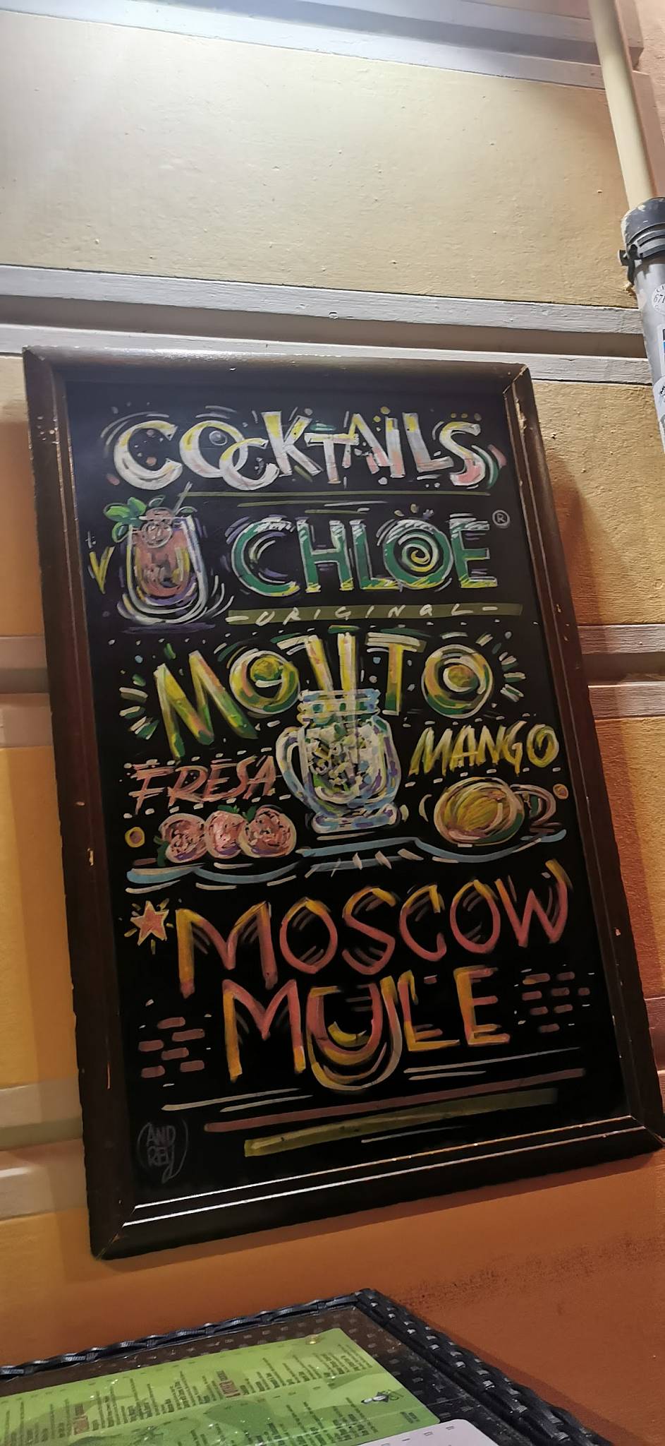 Menu at Premier Room Center pub & bar, Málaga, C. Molina Lario