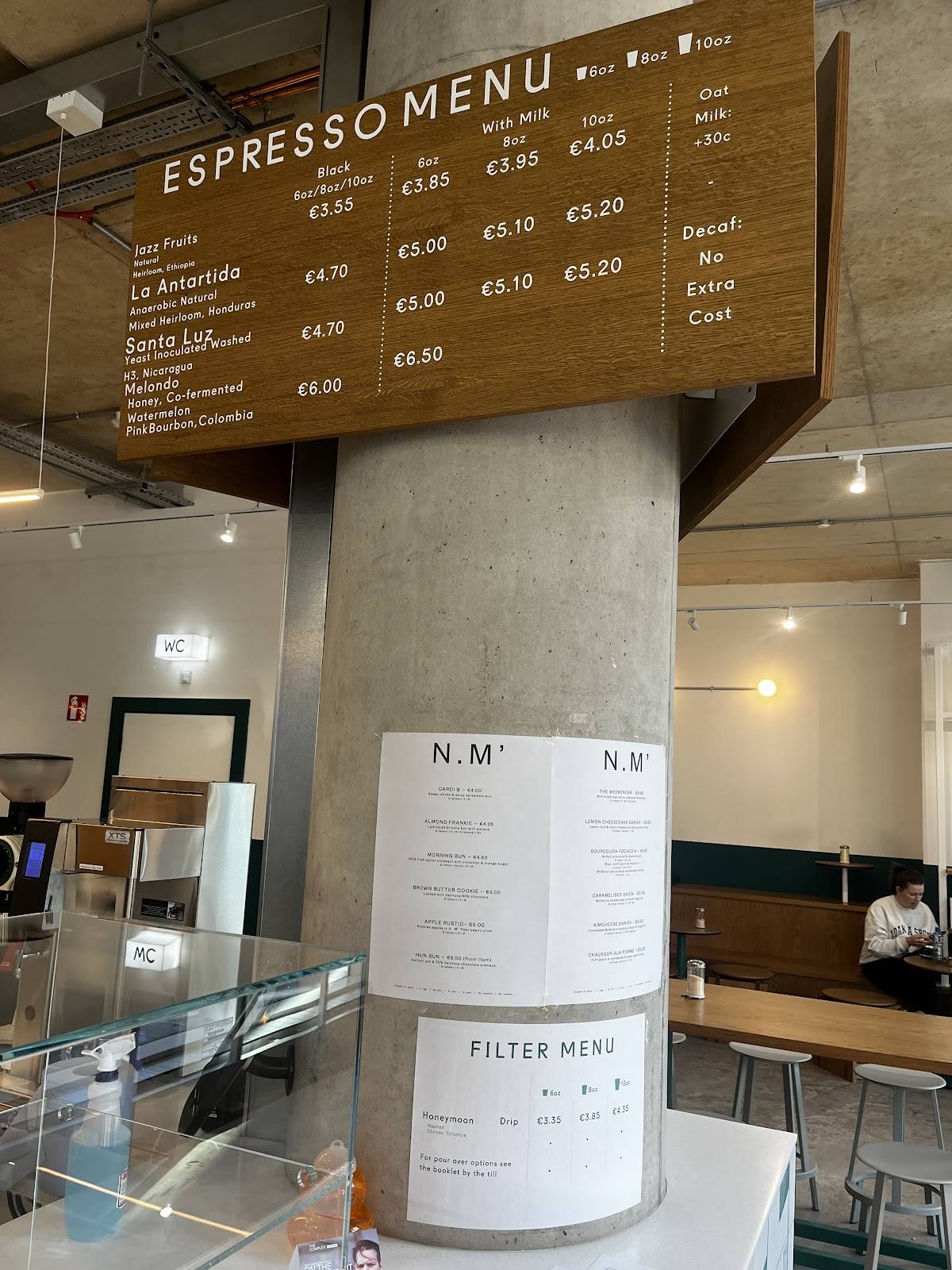 Menu at Proper Order Coffee Co cafe, Dublin