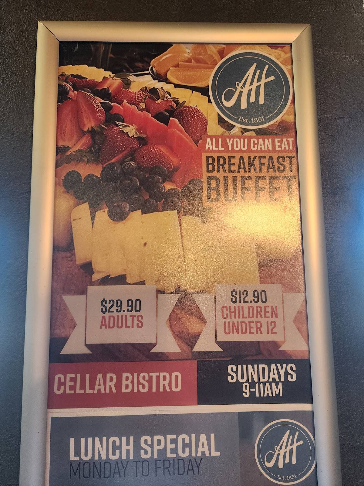 Menu at Aldinga Hotel pub & bar, Aldinga