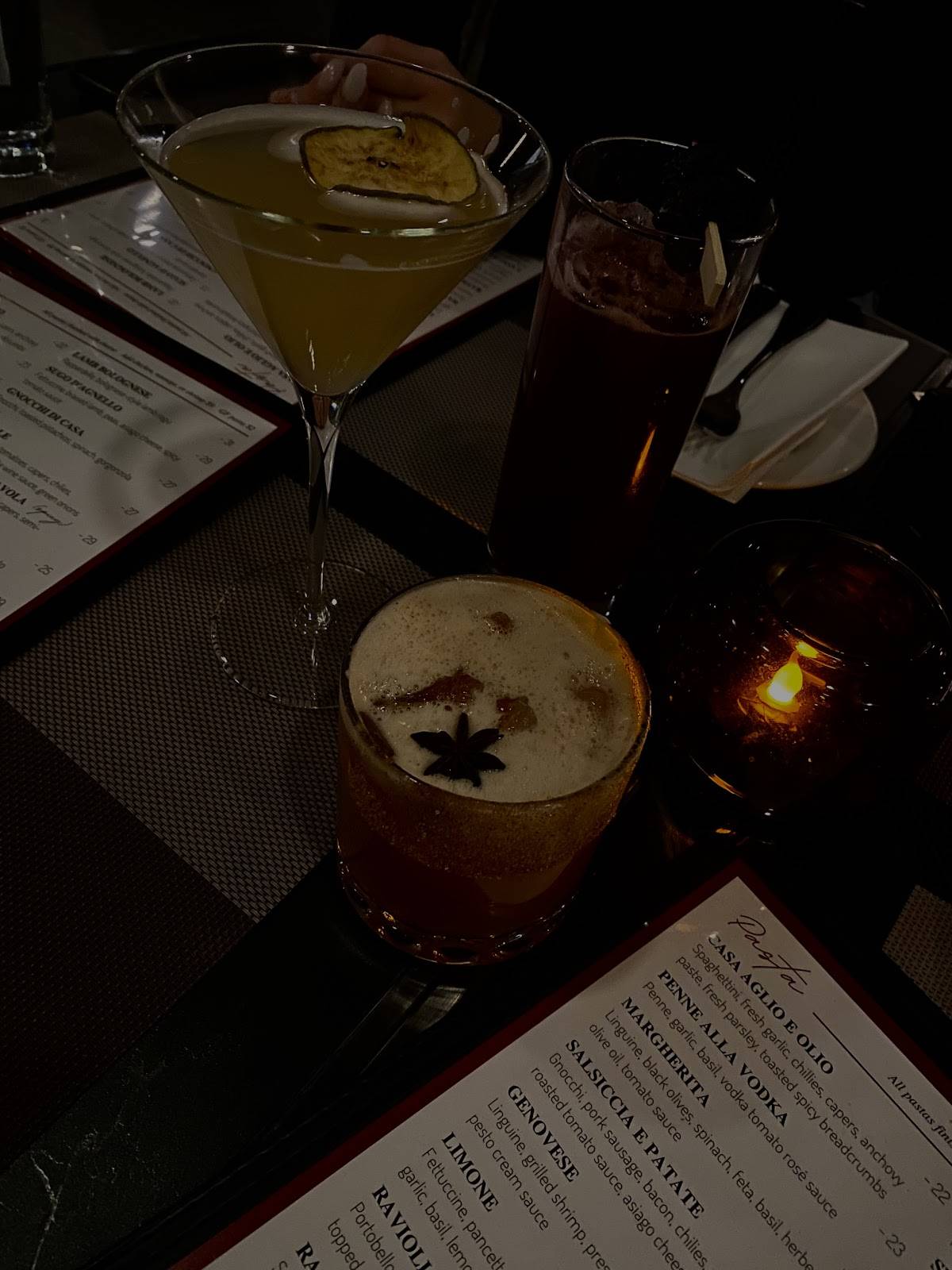 Menu at Casa Domenico pub & bar, Kingston