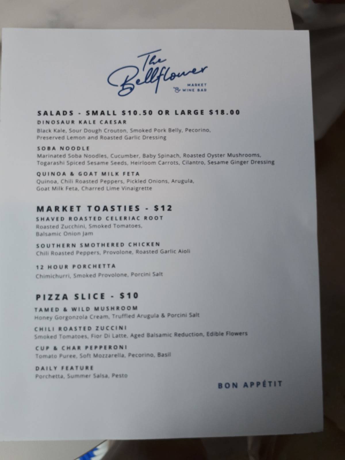 Menu at Foundry Tavern pub & bar, Cambridge