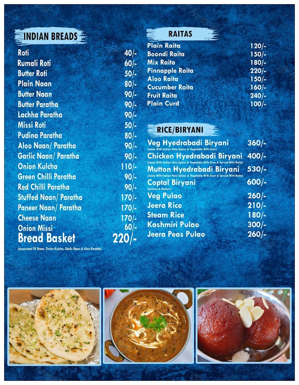Menu at Gupha RESTAURANT & BAR, Faridabad
