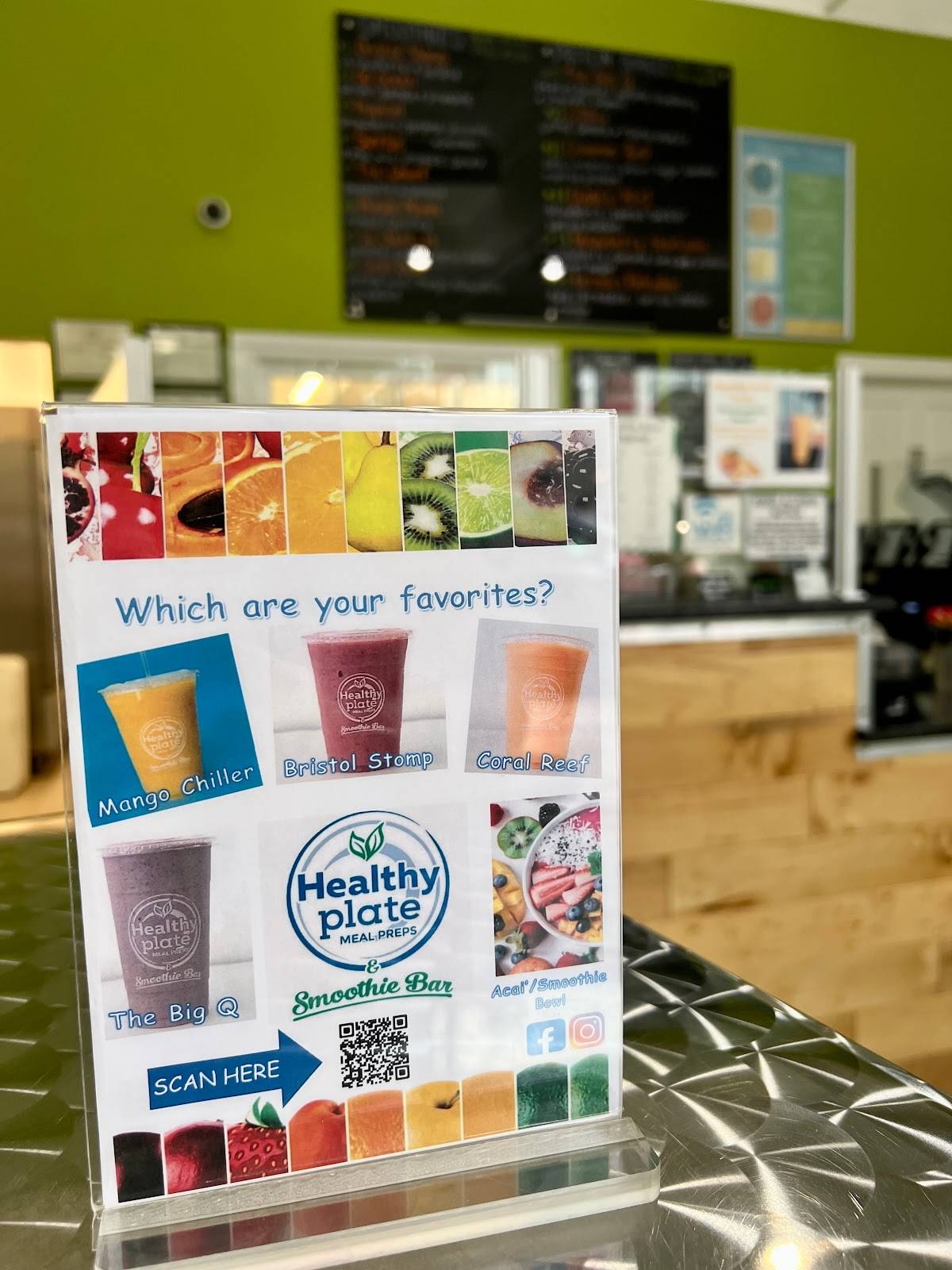 Menu at HP Smoothie Bar & Grill, Bristol