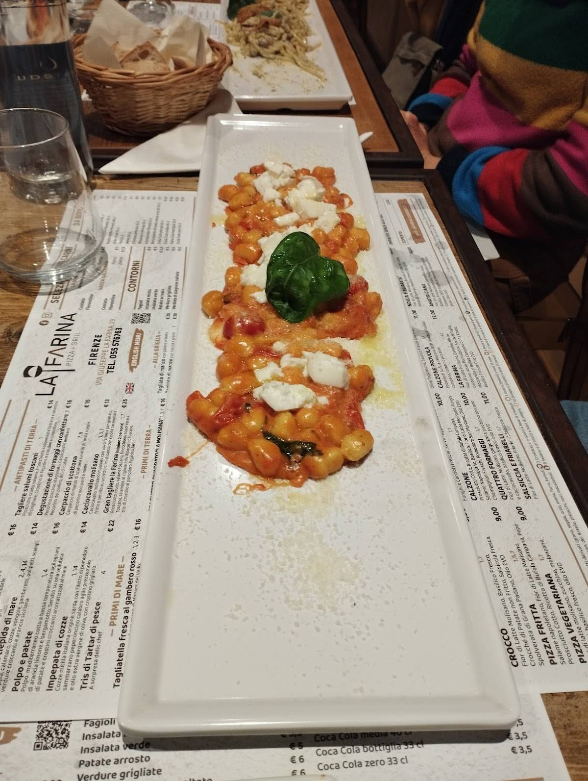 Menu at La Farina Pizza + Grill - FIRENZE pub & bar, Florence, Via ...