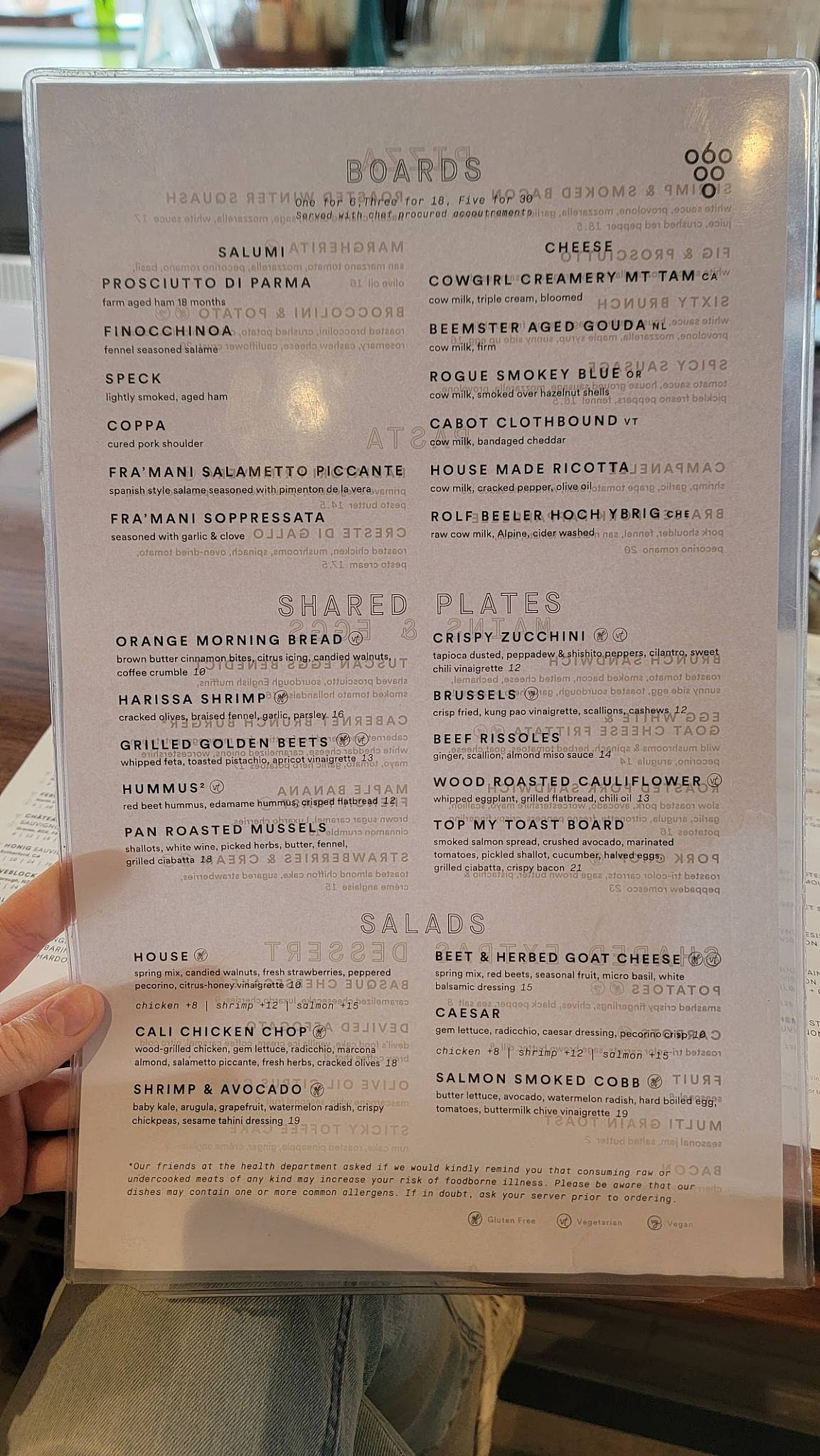 Menu at Sixty Vines pub & bar, Boca Raton
