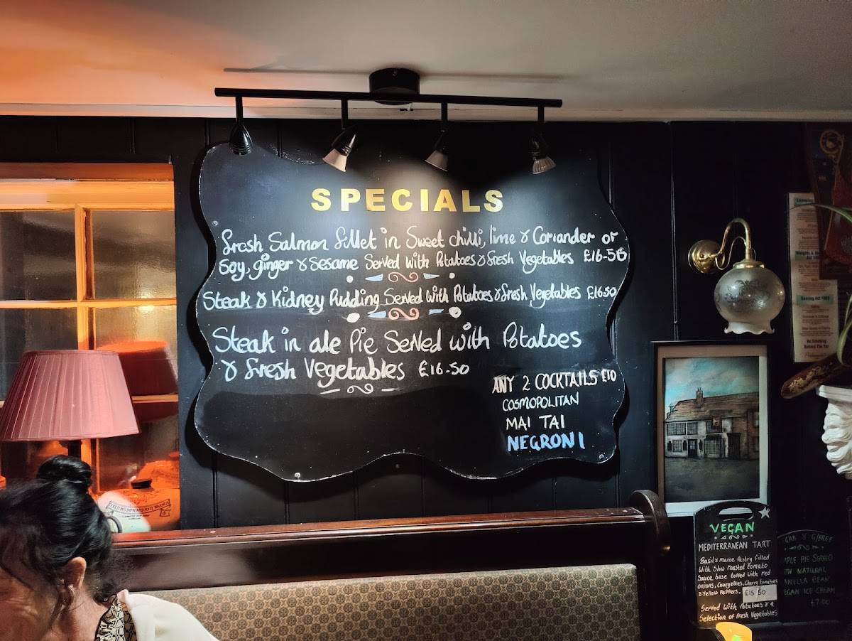Menu at The British Lion pub & bar, Folkestone, 8-10 The Bayle