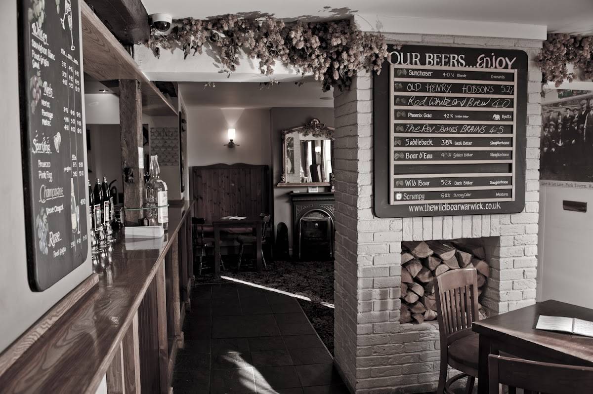 Menu at The Wild Boar pub & bar, Warwick