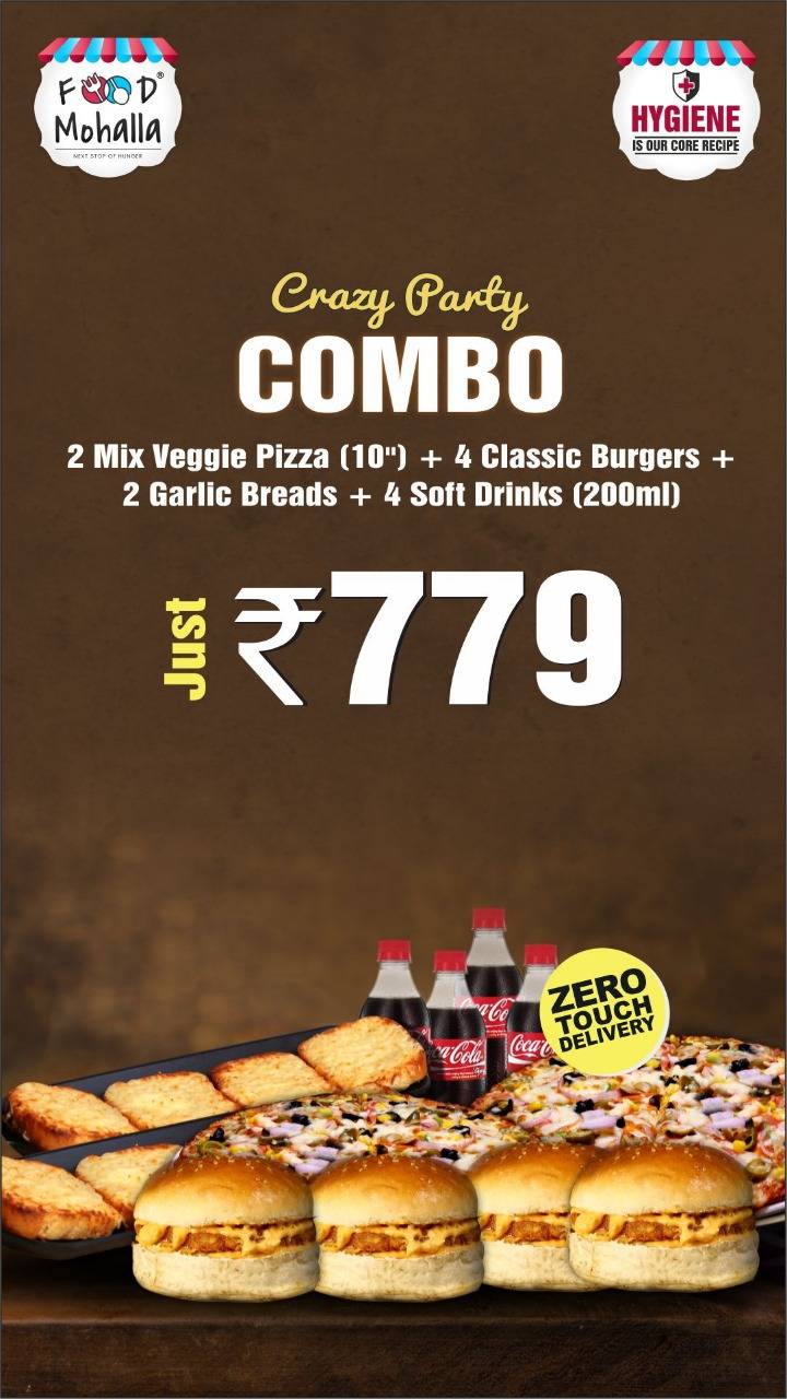 Menu at Food Mohalla, Pune