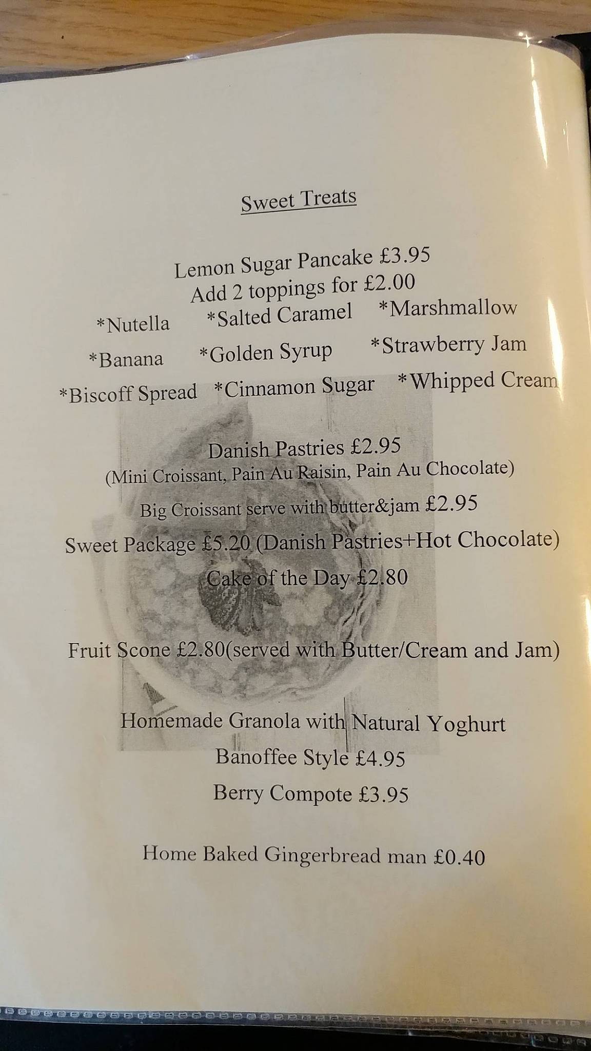 Menu at Quay Ingredient cafe, Newcastle upon Tyne