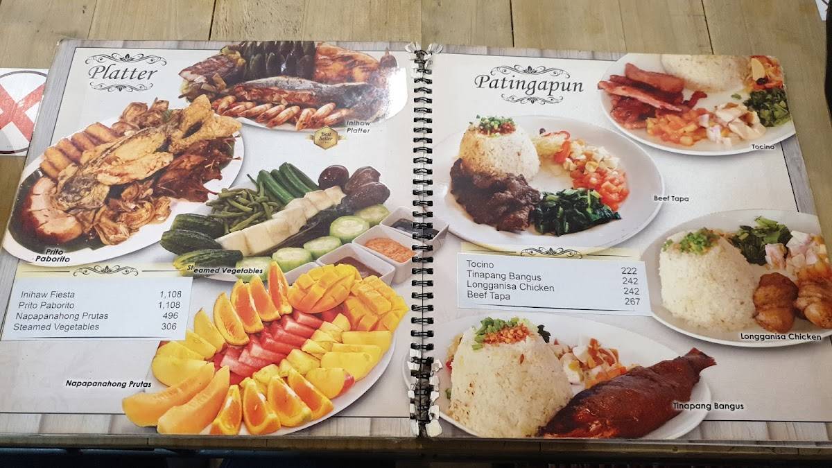 Menu at Mangan restaurant, Quezon City, Ortigas Ave