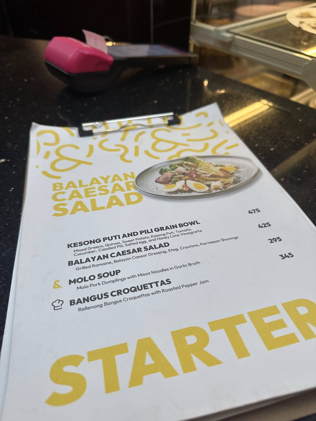 Menu at Rogue&Co cafe, Quezon City
