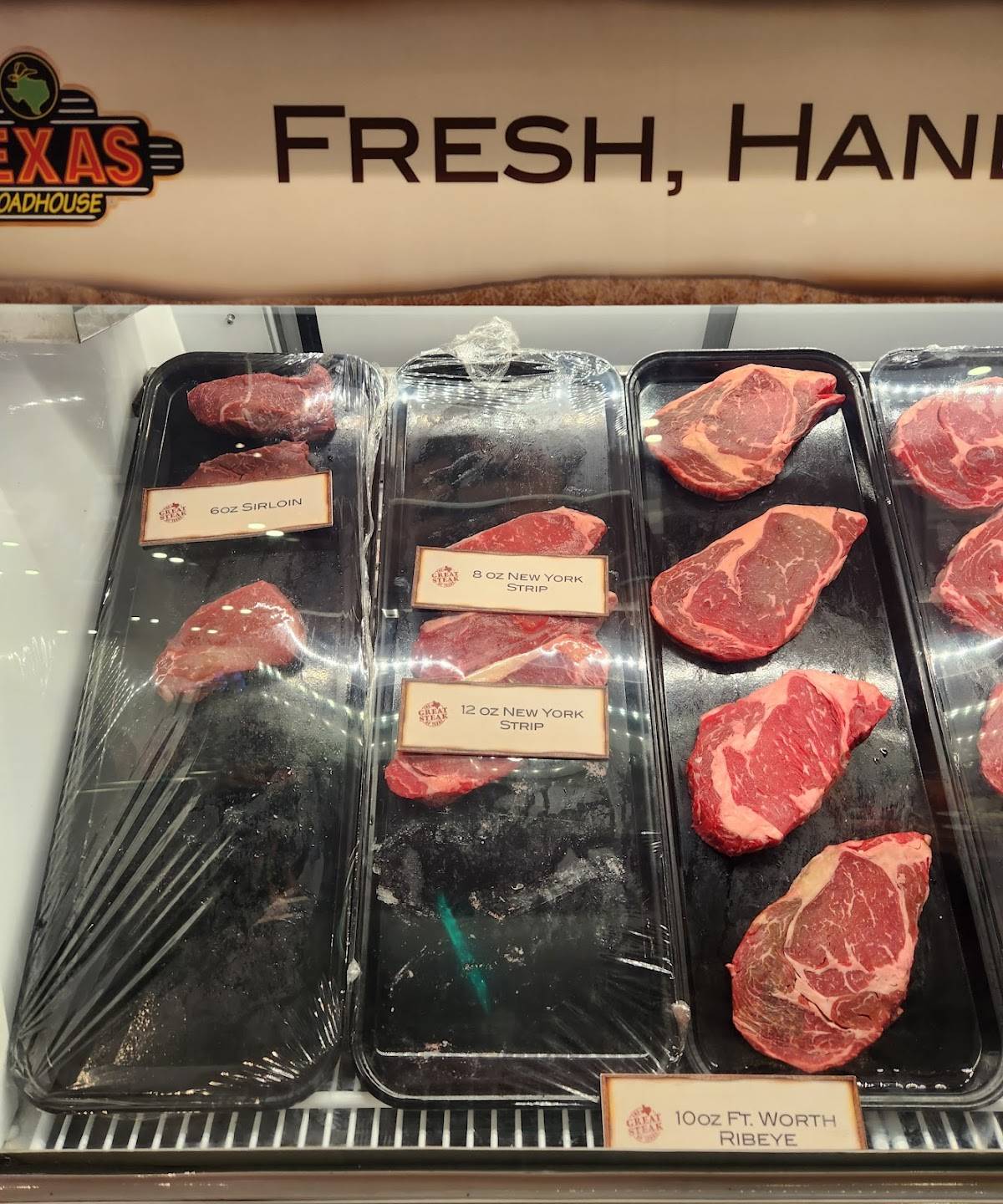 Menu at Texas Roadhouse TriNoma restaurant, Quezon City
