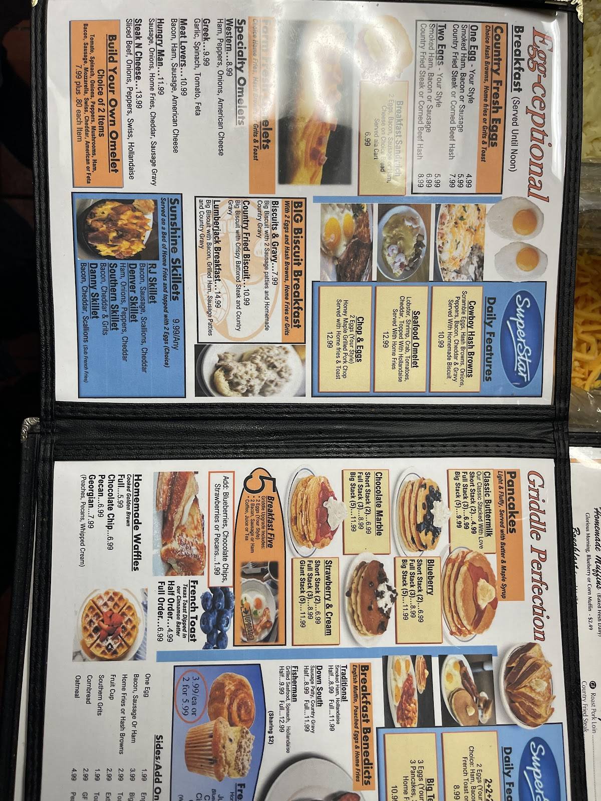 Menu at RJ's Family Restaurant, Micco, 937 Barefoot Blvd