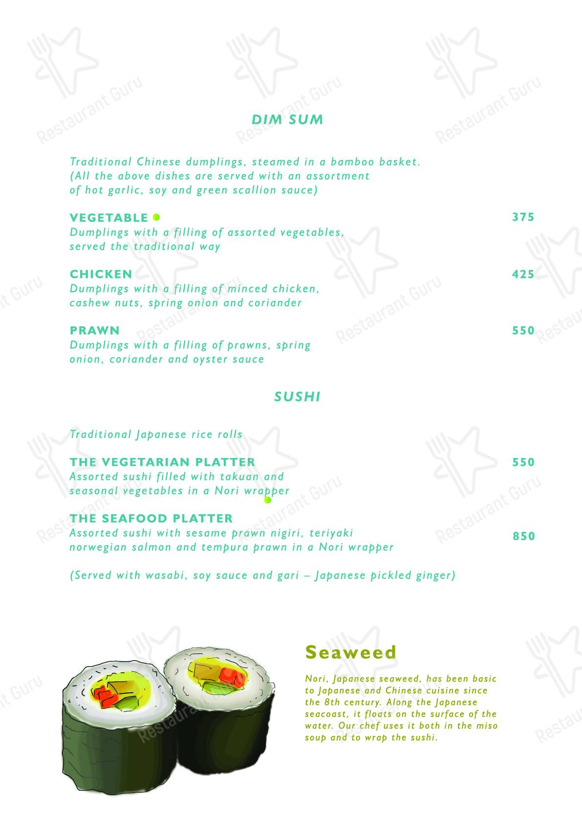 Menu at RKN Beach Resort, Pudukuppam