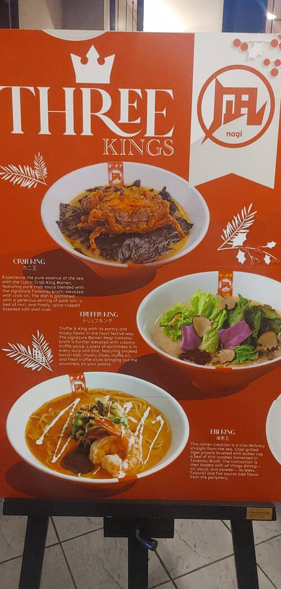 Menu at Ramen Nagi - Trinoma x Akimitsu Tendon restaurant, Quezon City ...