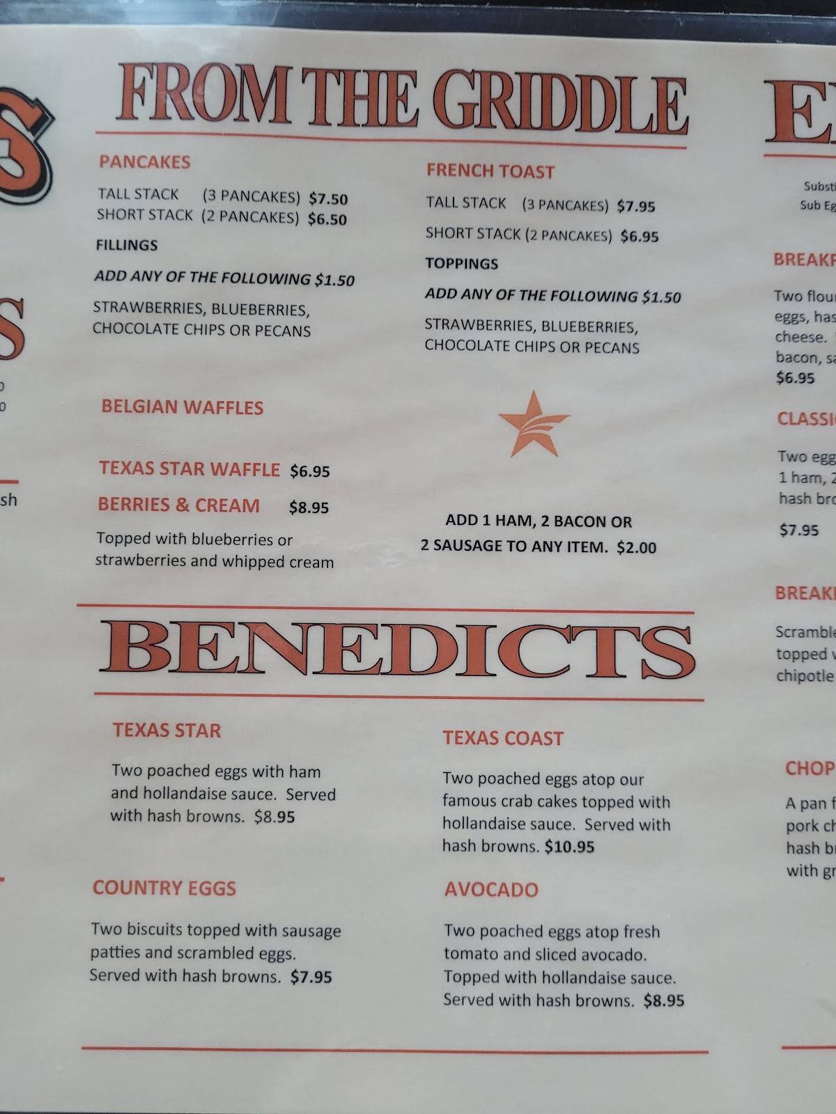 Menu at Raven's Grille restaurant, Euless, Texas Star Pkwy