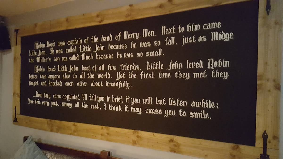 Menu at Little John Inn pub & bar, Ravenshead
