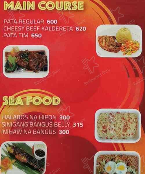 Menu at RED CLOUD KARAOKE FAMILY KTV pub & bar, Quezon City