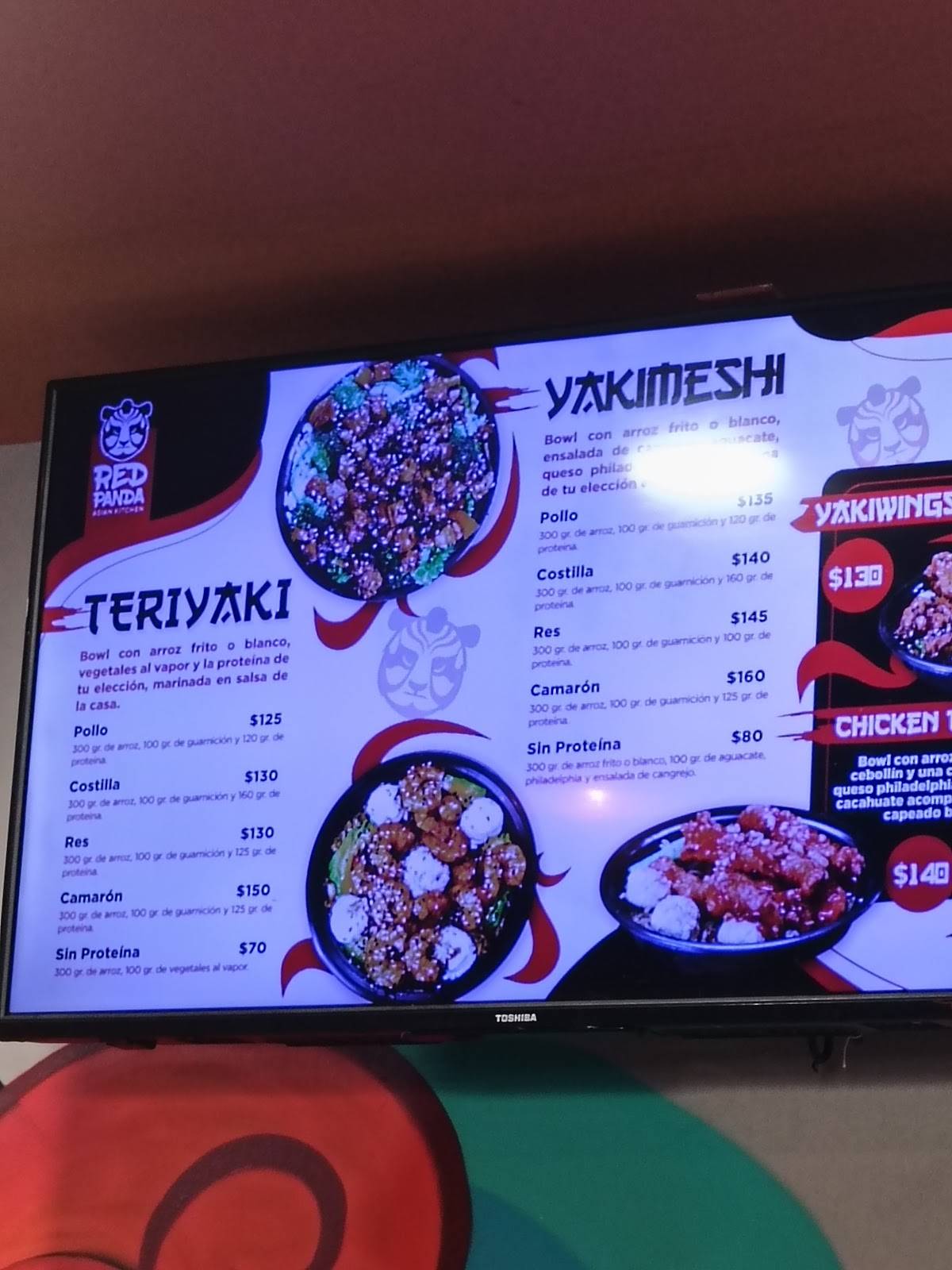 Carta del restaurante Red Panda, Ciudad Juarez, Av. Ejército Nacional ...