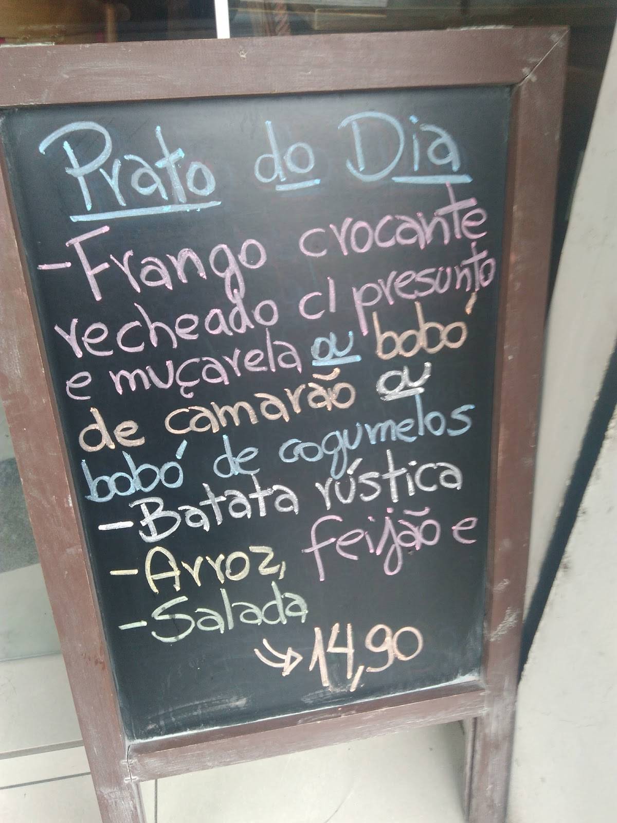 Menu em Red Velvet Coffe Shop café, Curitiba