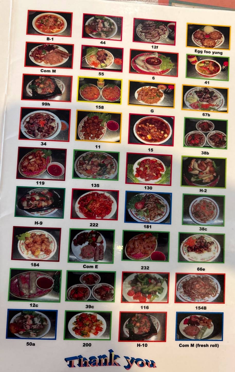 Menu at Little Saigon Restaurant, Regina, 817 Victoria Ave