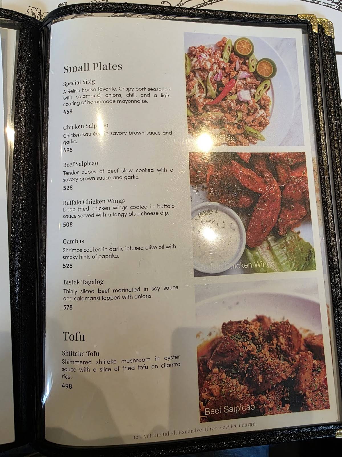 Menu at Relish, Hello Happiness! restaurant, Quezon City
