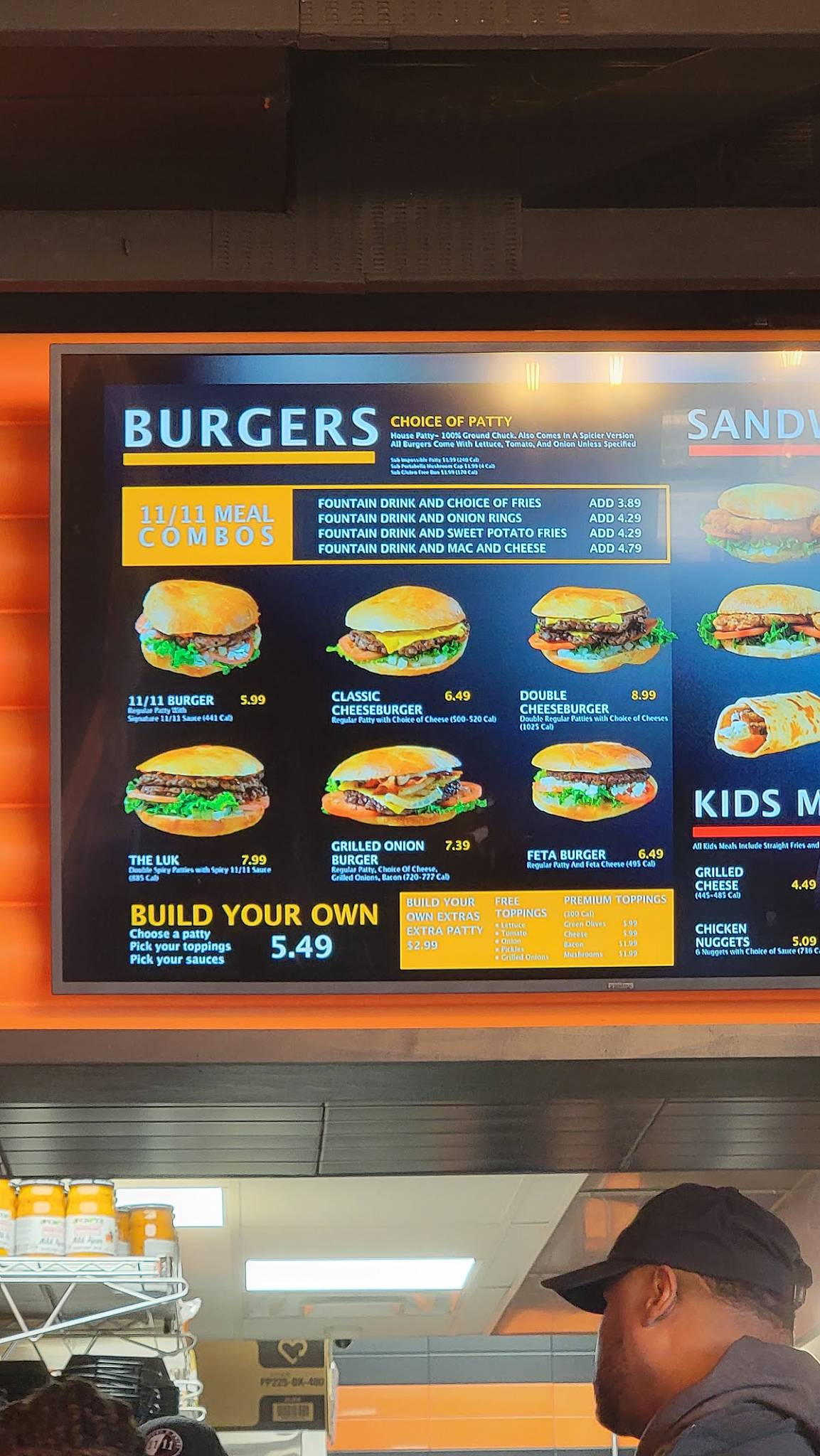 Menu at 11/11 Crispy Chicken & Burgers - Novi restaurant, Novi