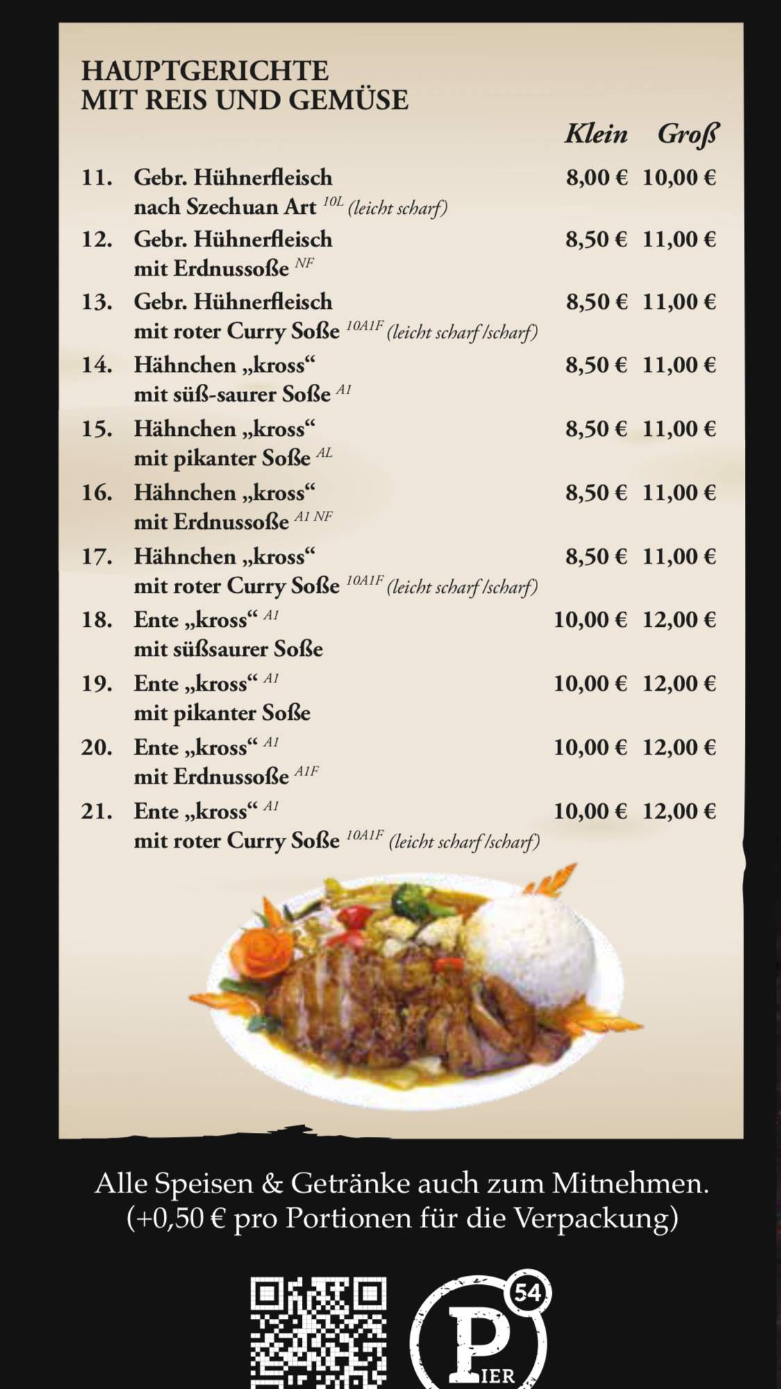 Speisekarte von ASIA THANG restaurant, Grömitz