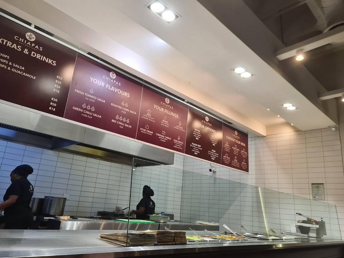 Menu at CHIAPAS eat mexican - Rosebank restaurant, Johannesburg, Shop ...