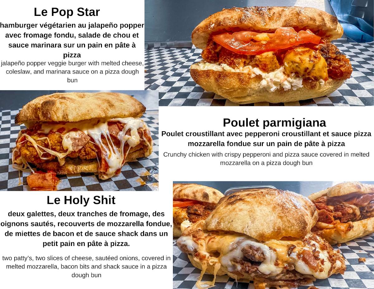 Menu au Casse Croute Le Fat Shack restaurant, Canada