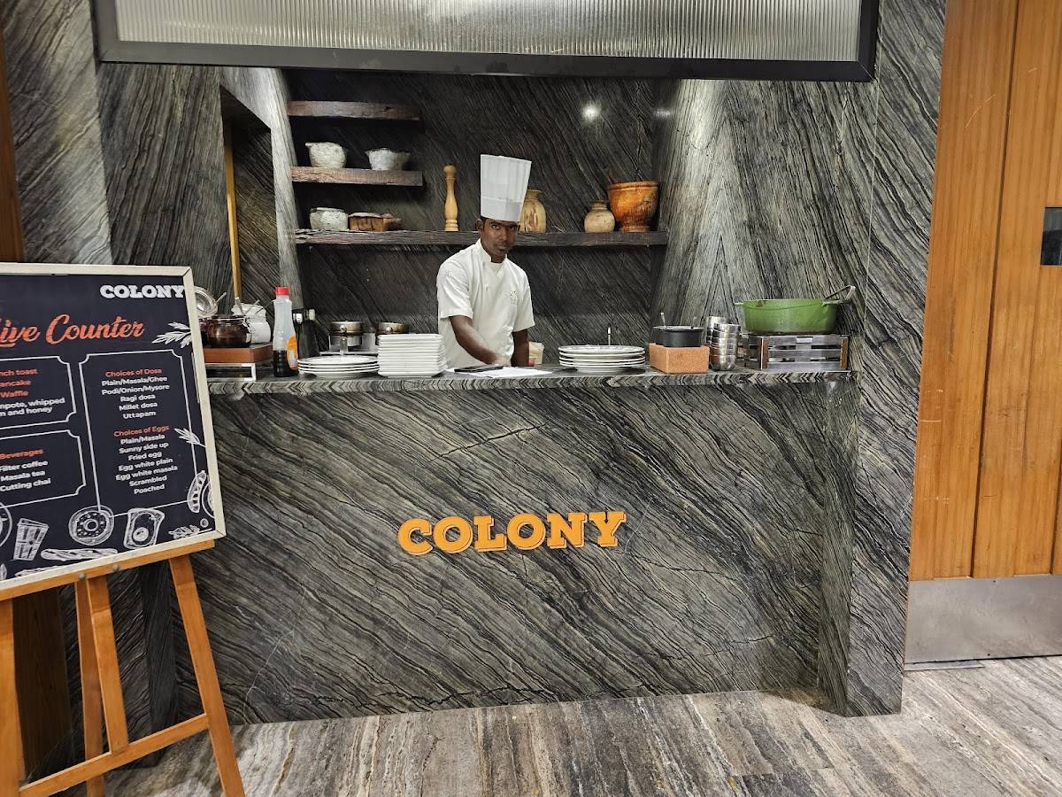 Menu at Colony - The Raintree, Chennai, The Raintree