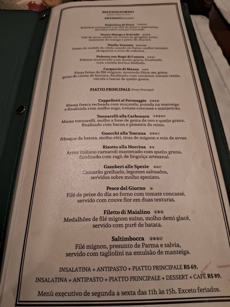 Menu em DOC Trattoria & Wine Bar, Fortaleza