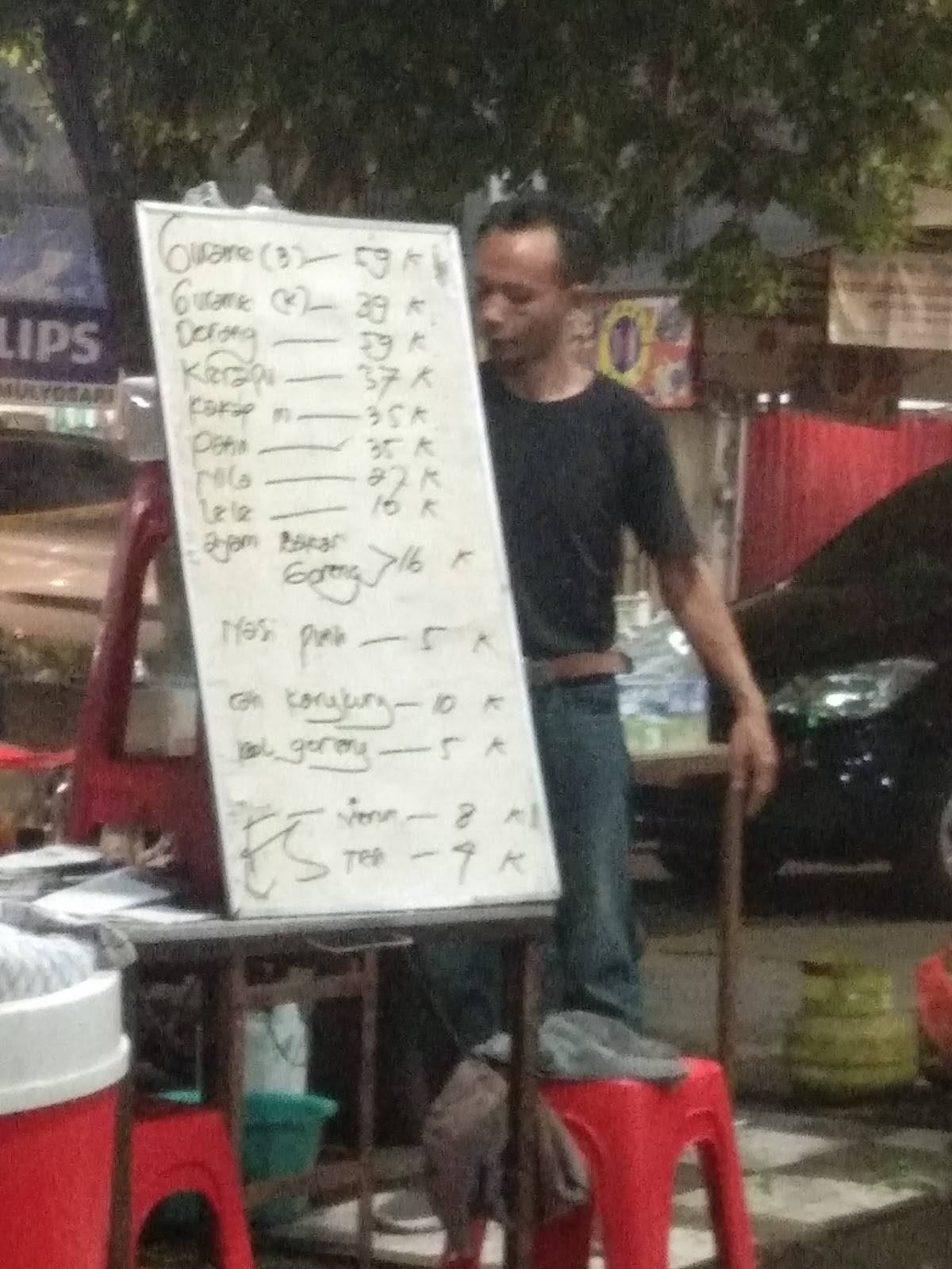 Menu at Dapur Laut Gobar Seafood, Surabaya