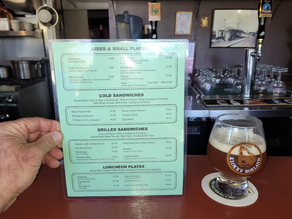 Menu at Dutch Garden Restaurant, Santa Barbara