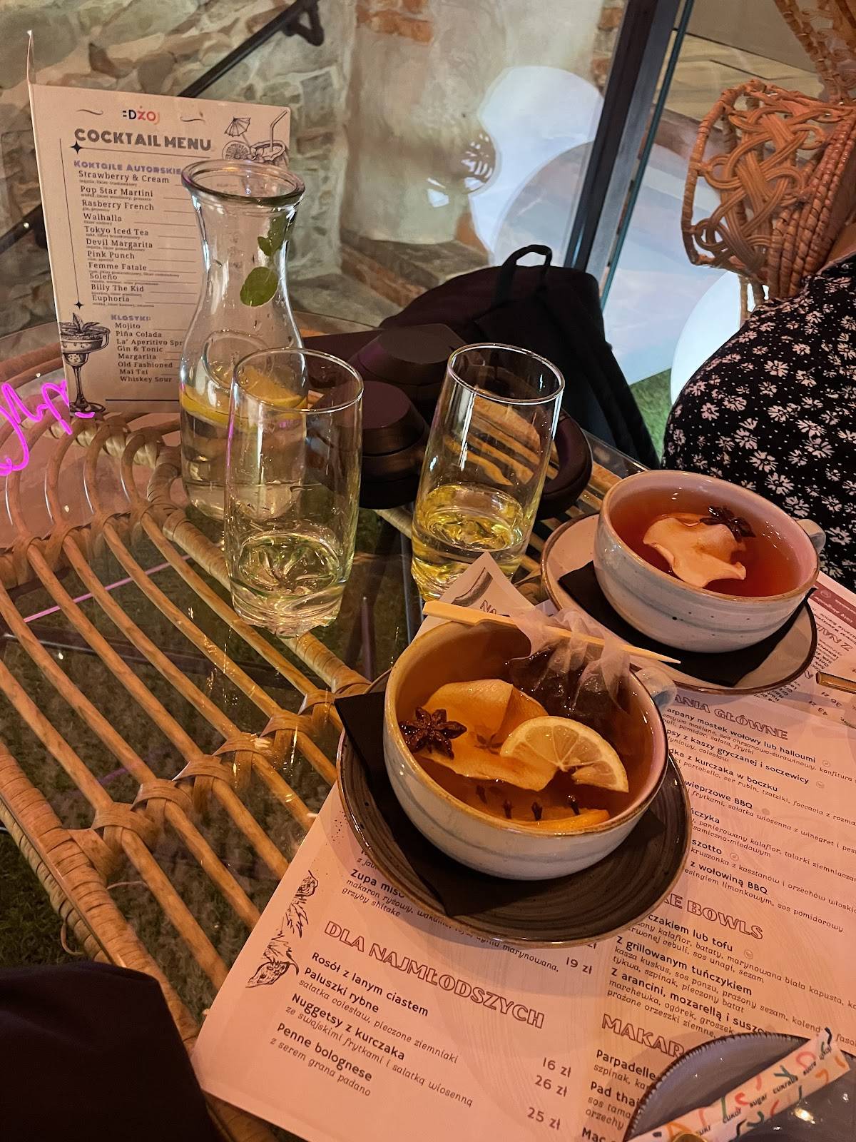 Menu at Dżoj & euPHOria restaurant, Bielsko-Biala